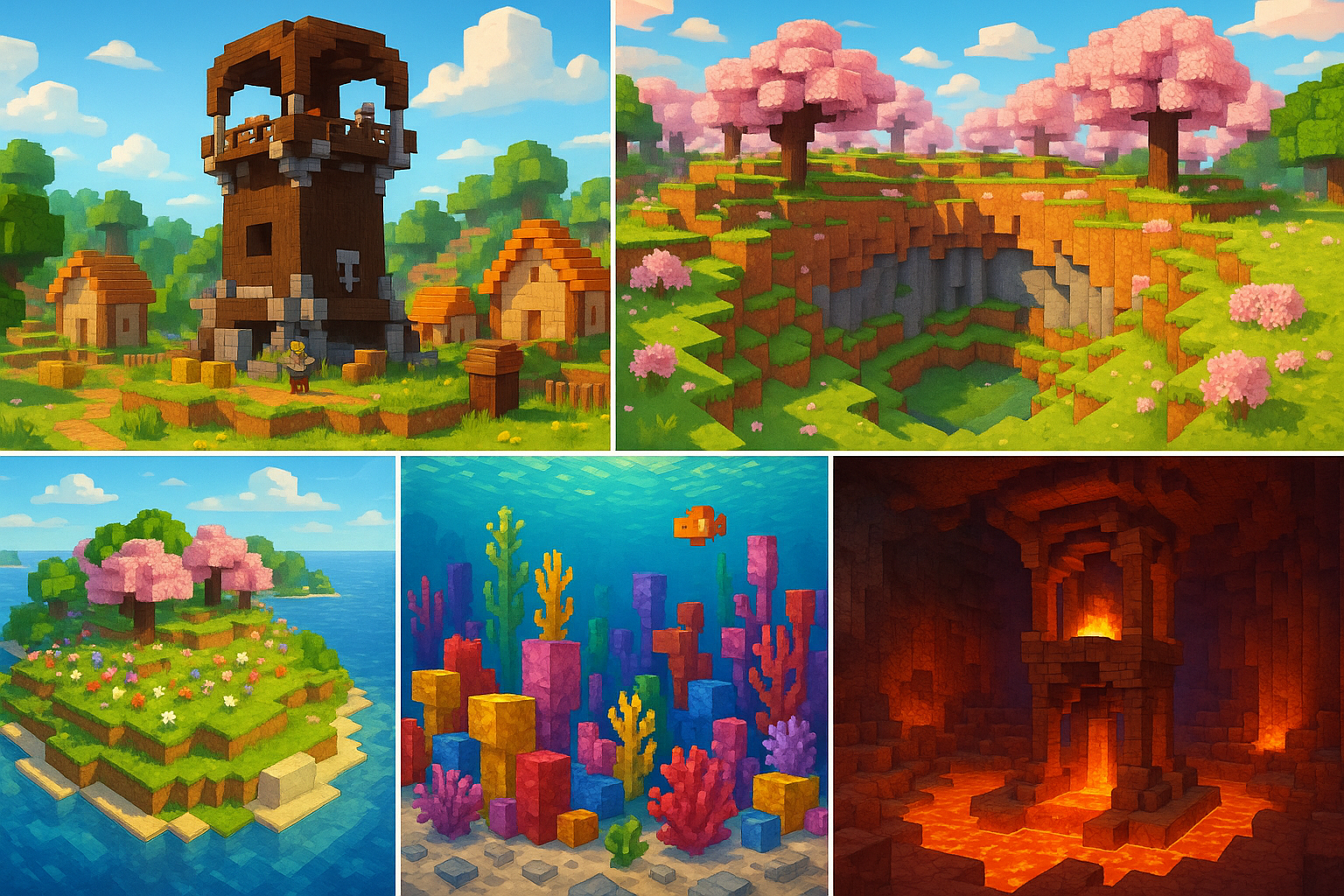 Best Minecraft Seeds for 26.2 Java and Bedrock Unique Worlds ...